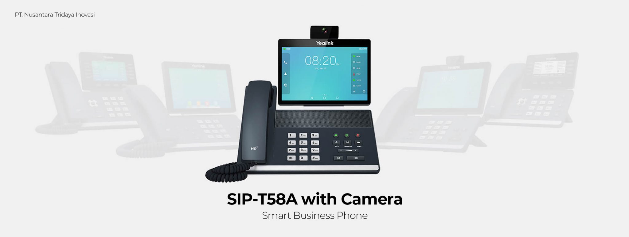 SIP-T58A with Camera - PT NUSANTARA TRIDAYA INOVASI